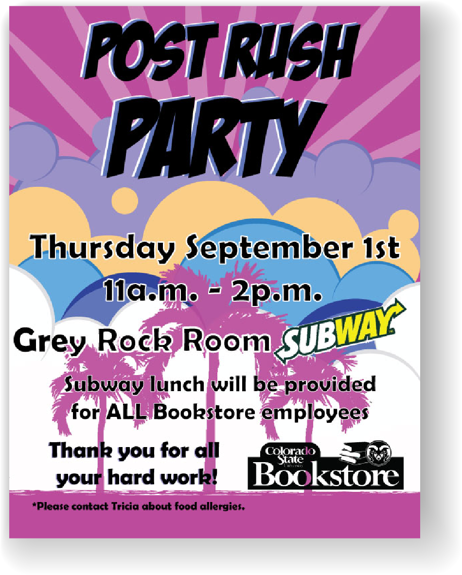 Rush Party Poster – Alyssa Montoya Designs